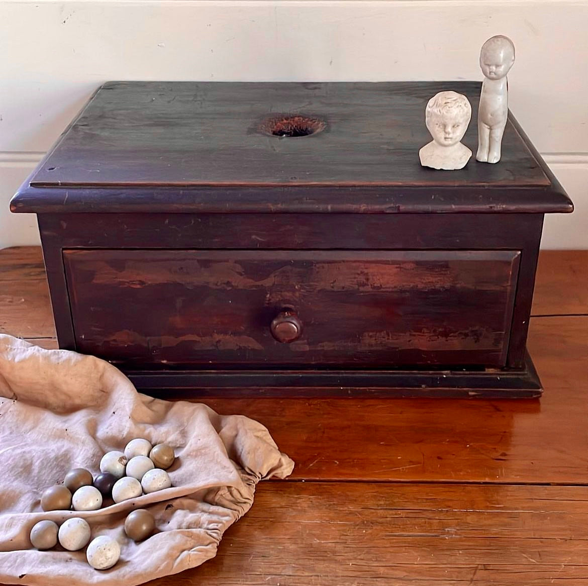 Solid Timber Ballot Box Club Lodge Voting – Found By Her